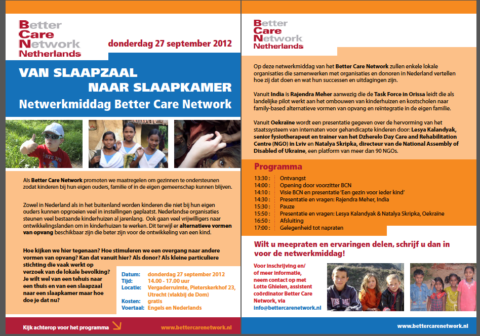 BCN: 27 september - Better Care Network Netwerkmiddag ”Van Slaapzaal ...
